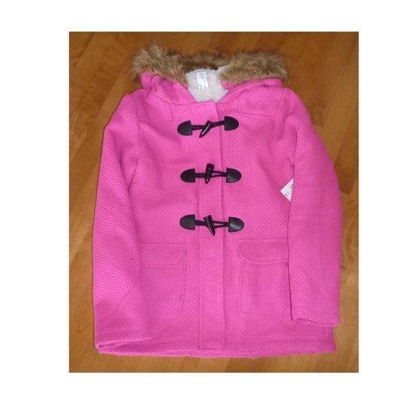 Arizona Jean Company | Jackets & Coats | Total Girl Duffle Toggle Pink ...
